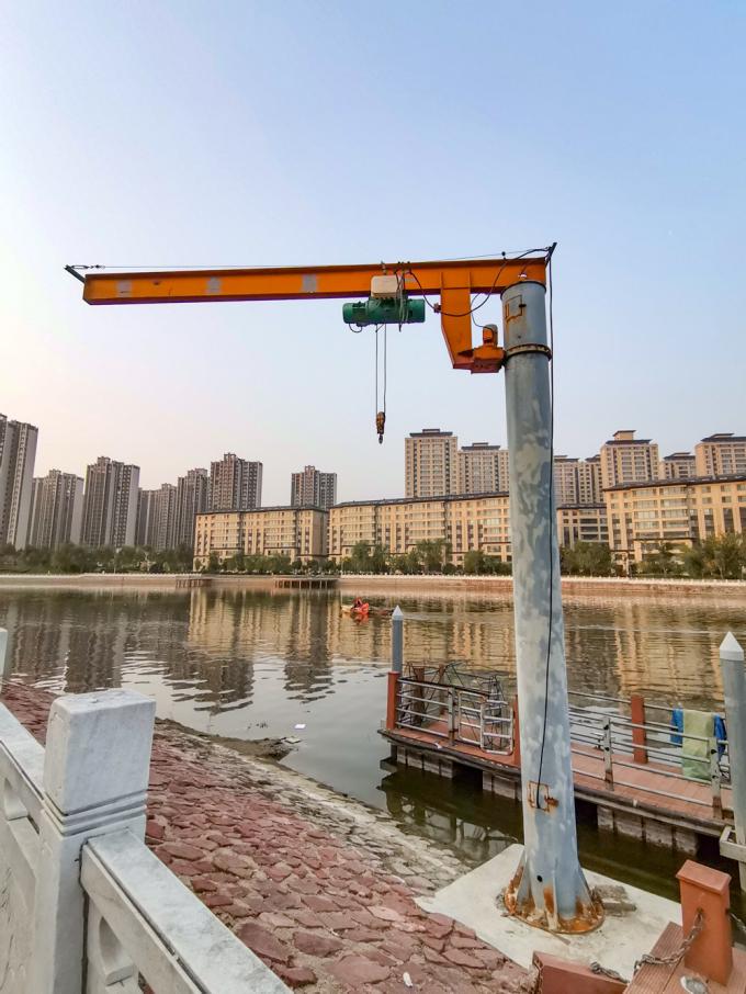 Movable Mini Electric Jib Crane with 360° Rotation