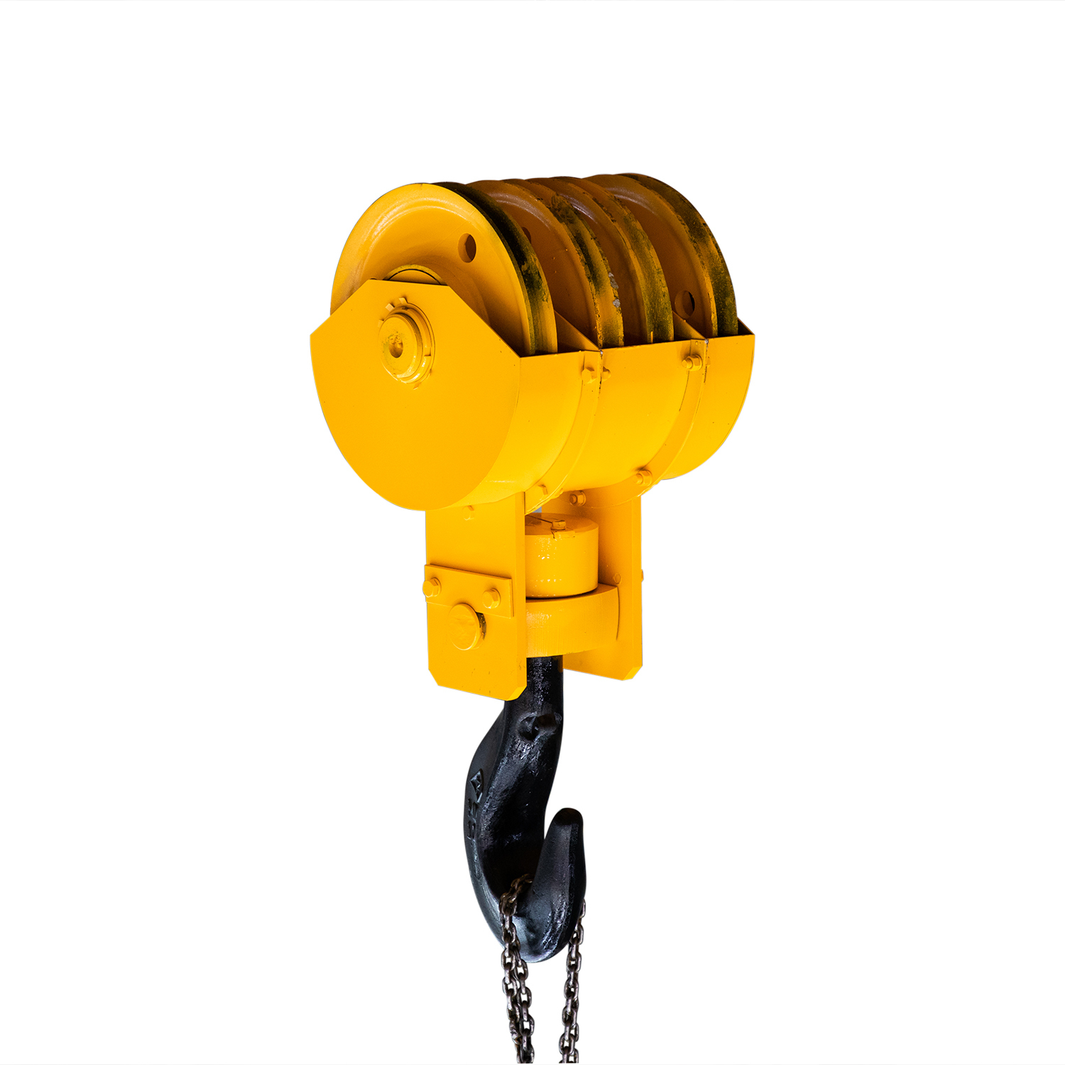 1000 kg Steel Overhead Crane Hook with Safety Latch